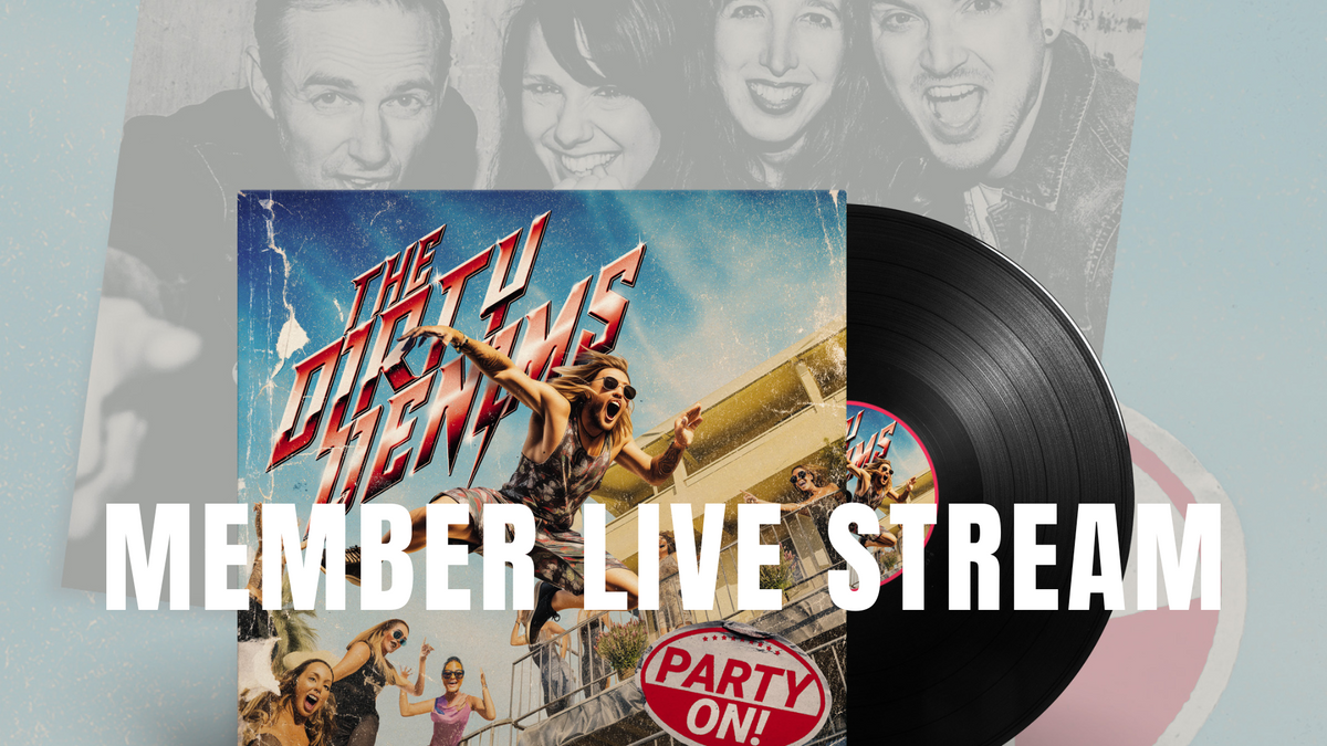 ANNOUNCEMENT: Pre-release Party On! Member Live Stream – The Dirty Denims